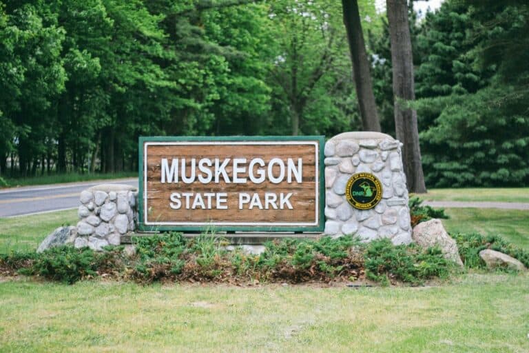 Hiking in Muskegon State Park - Muskegon Luge Adventure Sports Park